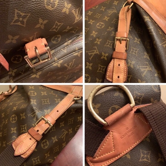 Louis Vuitton | Bags | Authentic Vintage Louis Vuitton Big Backpack ...